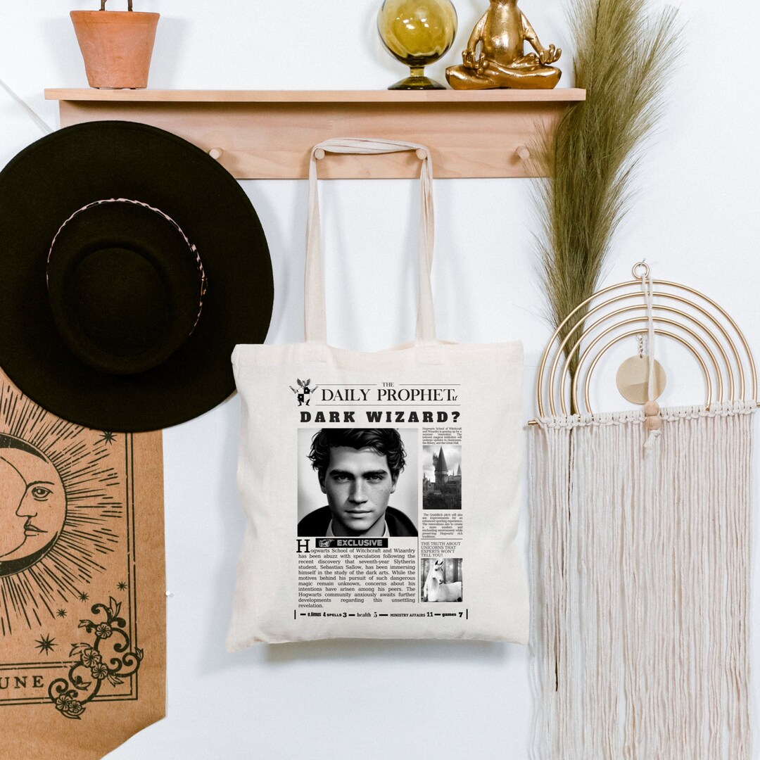 Dark Wizard Tote, Sebastian Sallow, Ominis Gaunt, Wizard Tote, HP Fan ...
