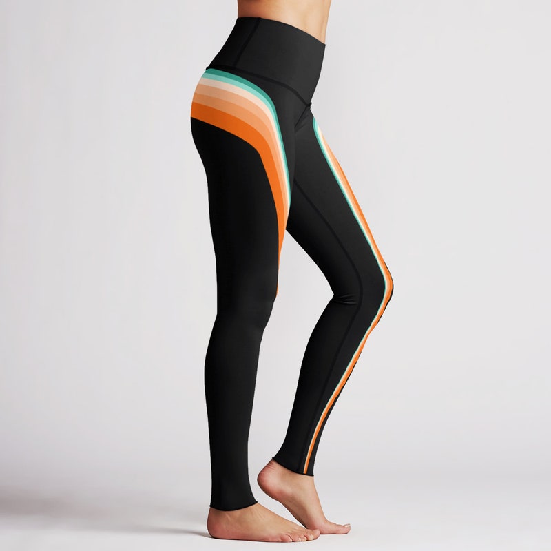 Retro Vintage Leggings - Etsy