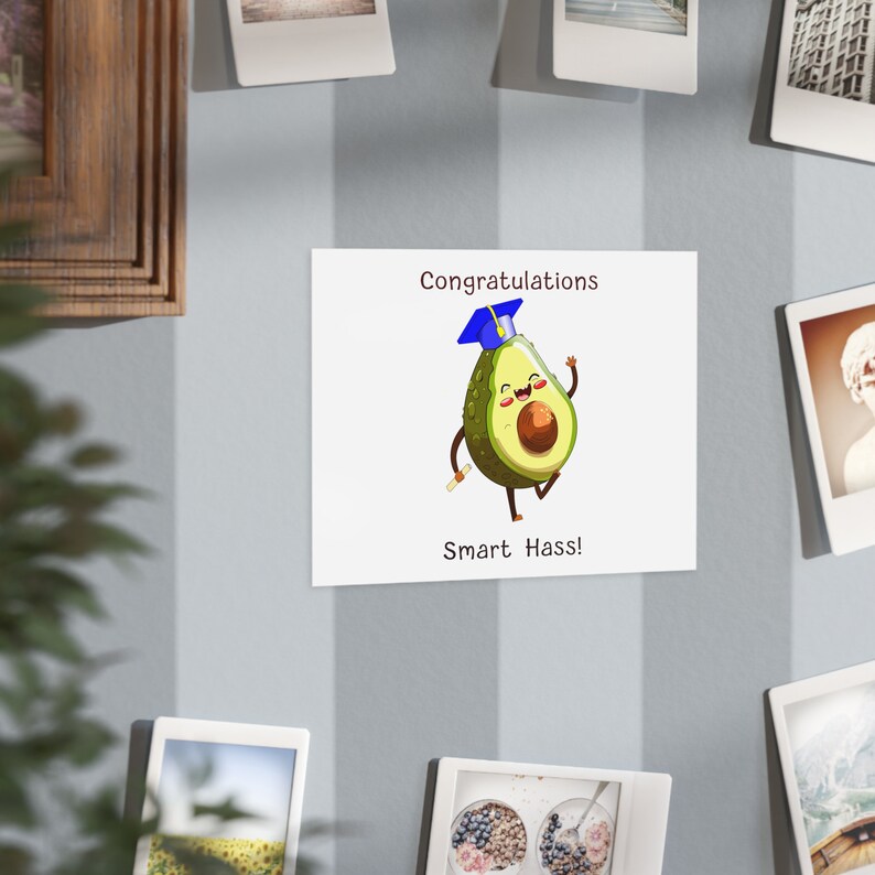 Avocado Hass Funny Graduation Card Smart Hass Celebrate - Etsy