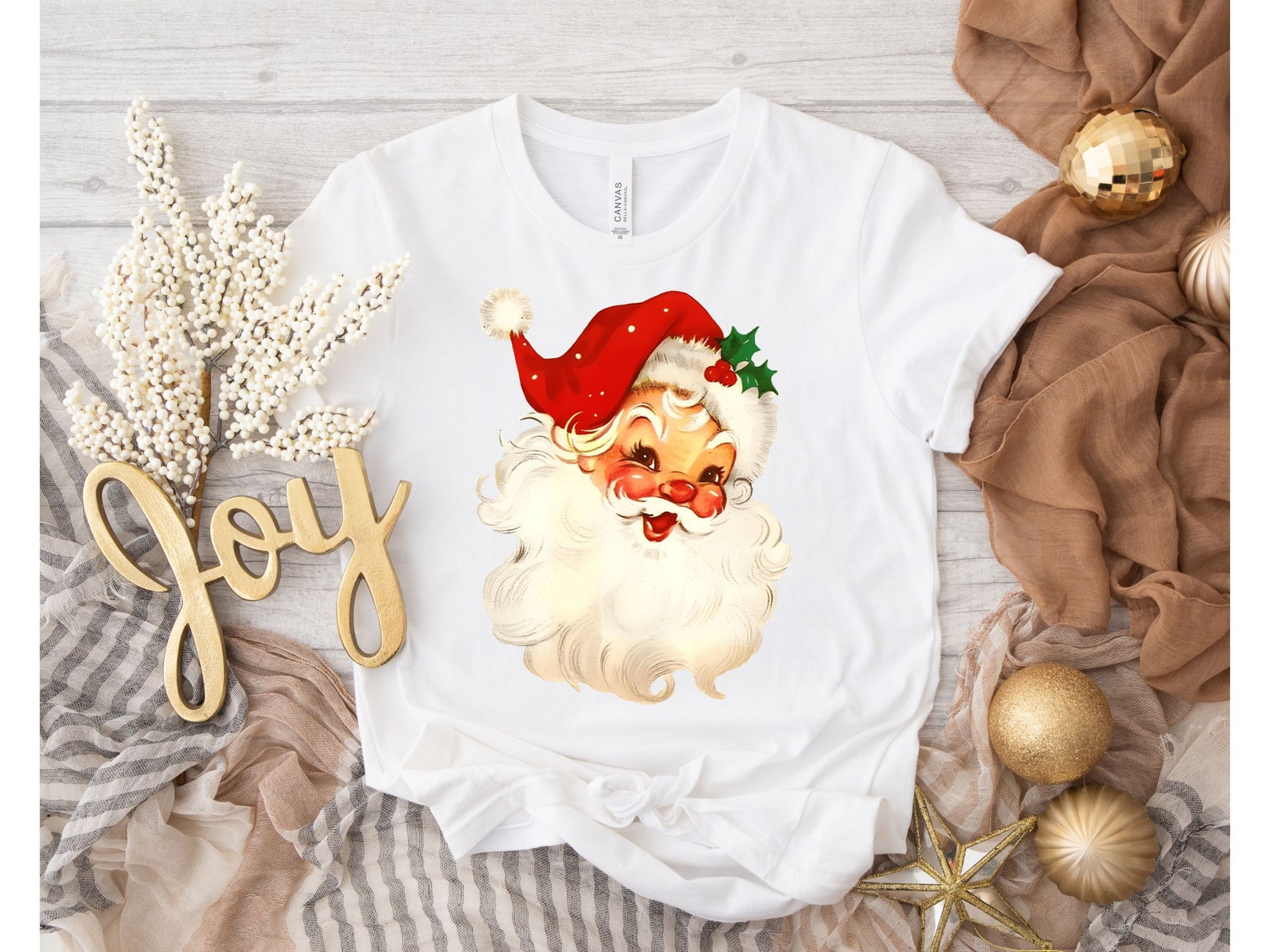 Retro Santa Sweatshirt, Vintage Santa Sweatshirt, Retro Christmas Santa ...