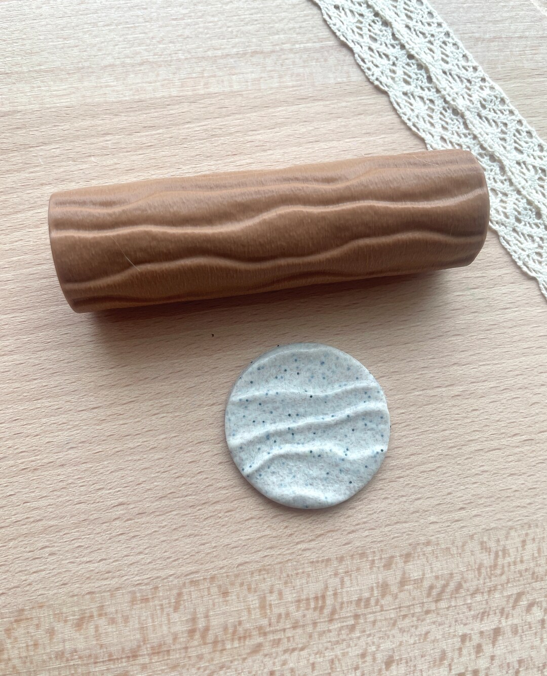 Beach Sand Texture Roller: Polymer Clay Tool, 80x24 Mm - Etsy