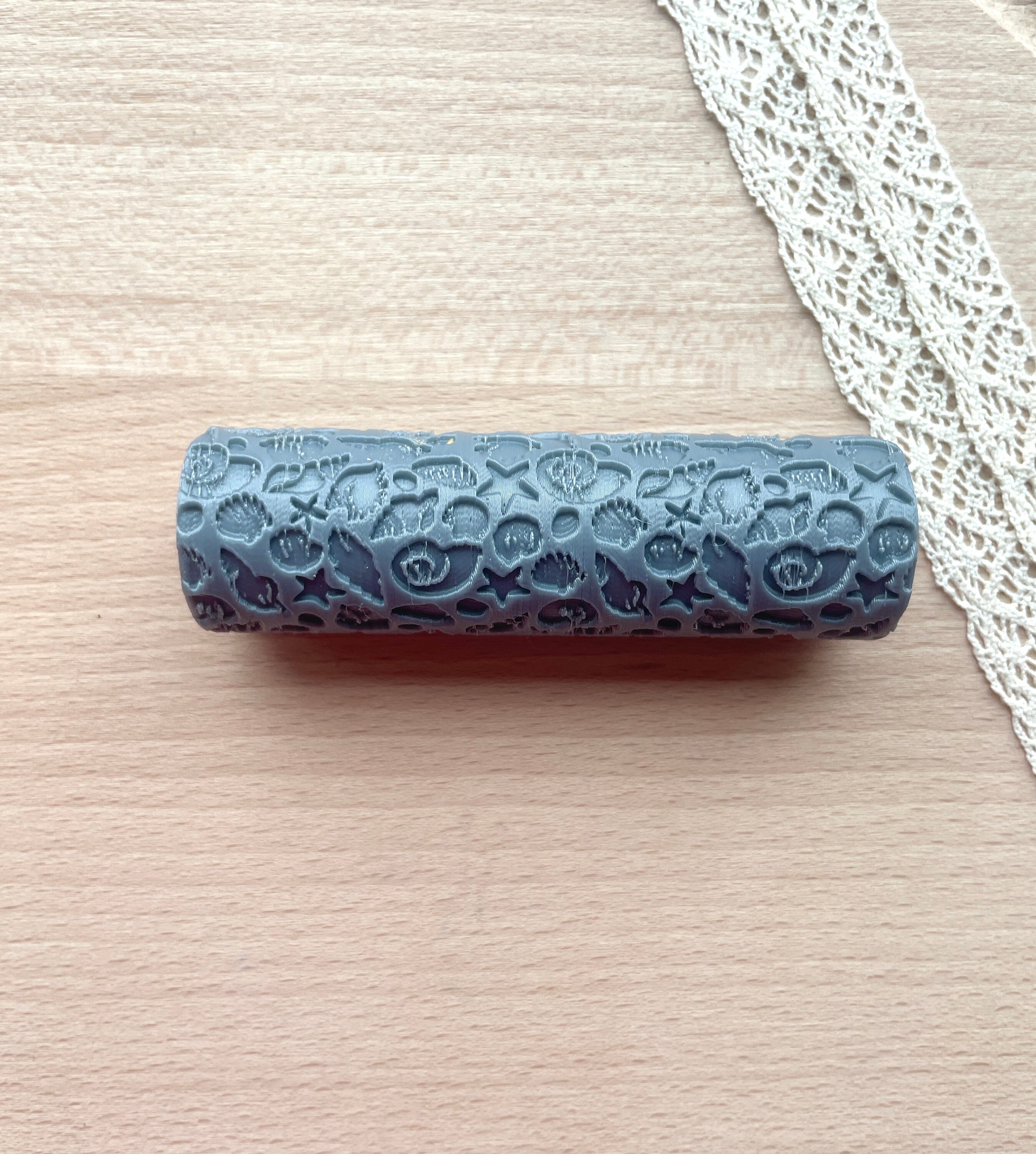 Polymer Clay Texture Roller/ Texture Roller/ Clay Cutters/ Clay Tools ...