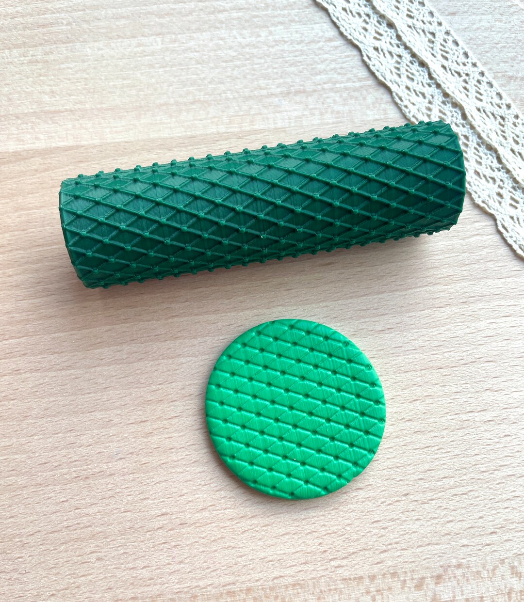 Polymer Clay Texture Roller/ Texture Roller/ Clay Cutters/ Clay Tools ...