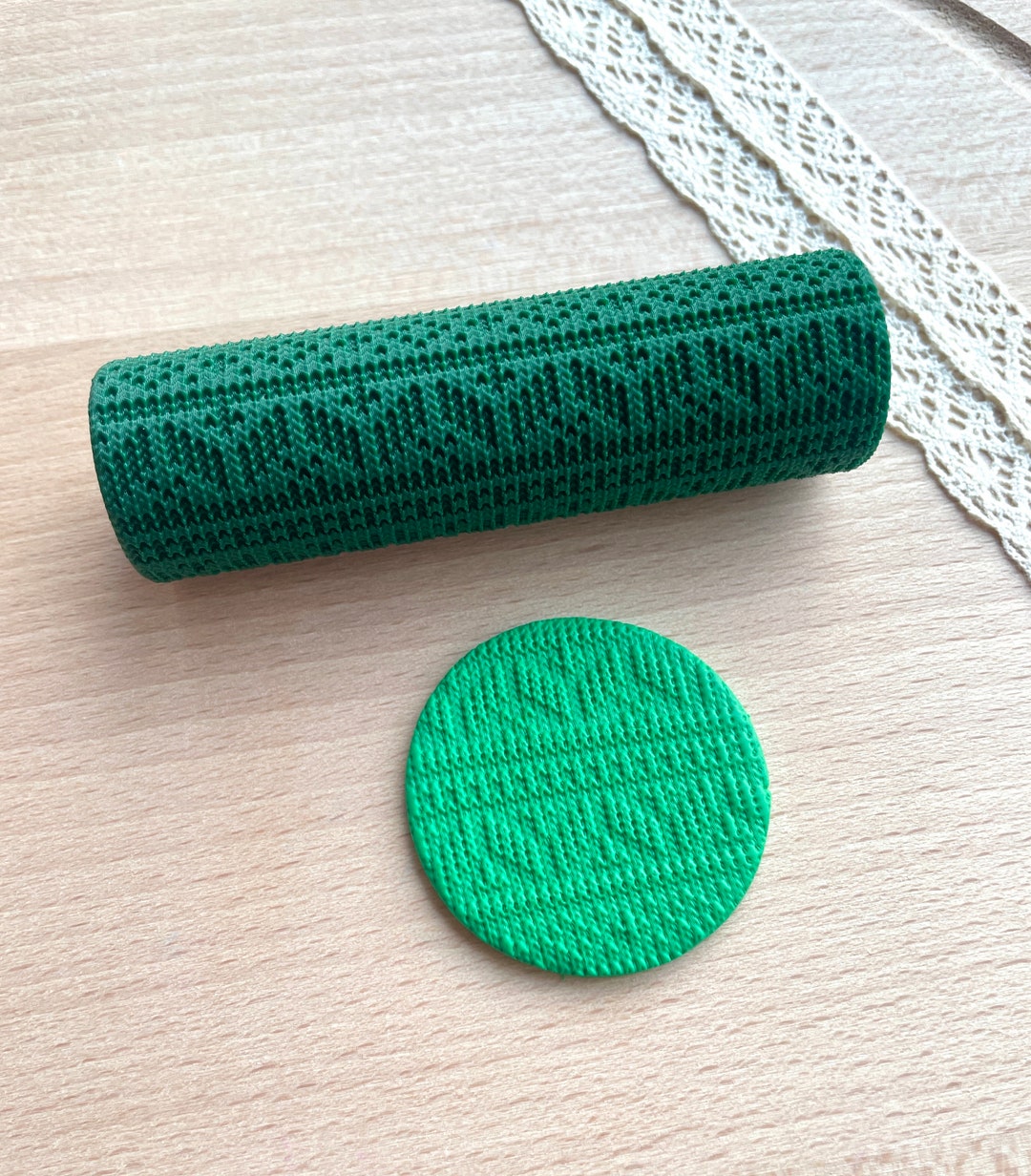 Polymer Clay Texture Roller/ Texture Roller/ Clay Cutters/ Clay Tools ...