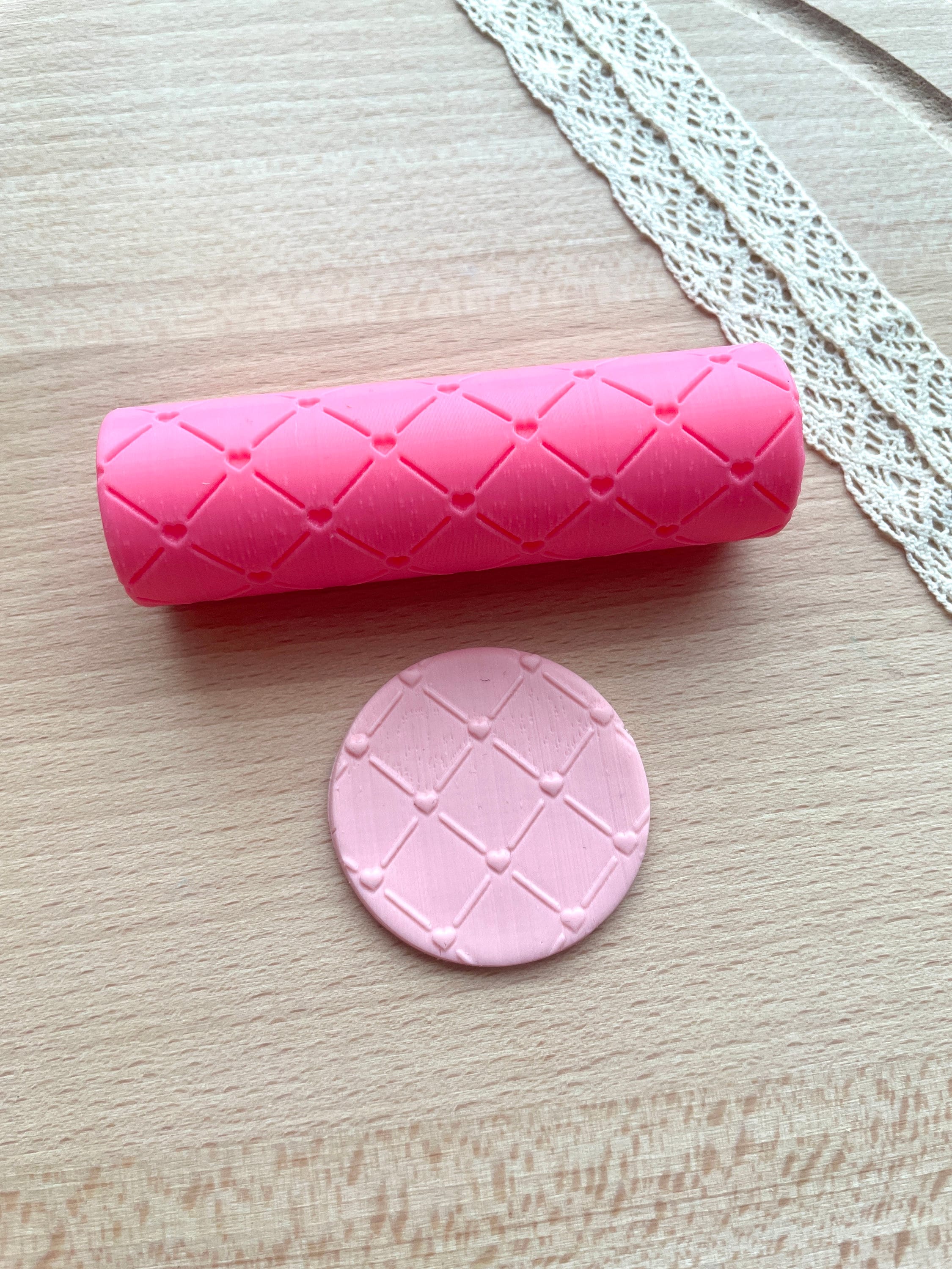 Polymer Clay Texture Roller/ Texture Roller/ Clay Cutters/ Clay Tools ...