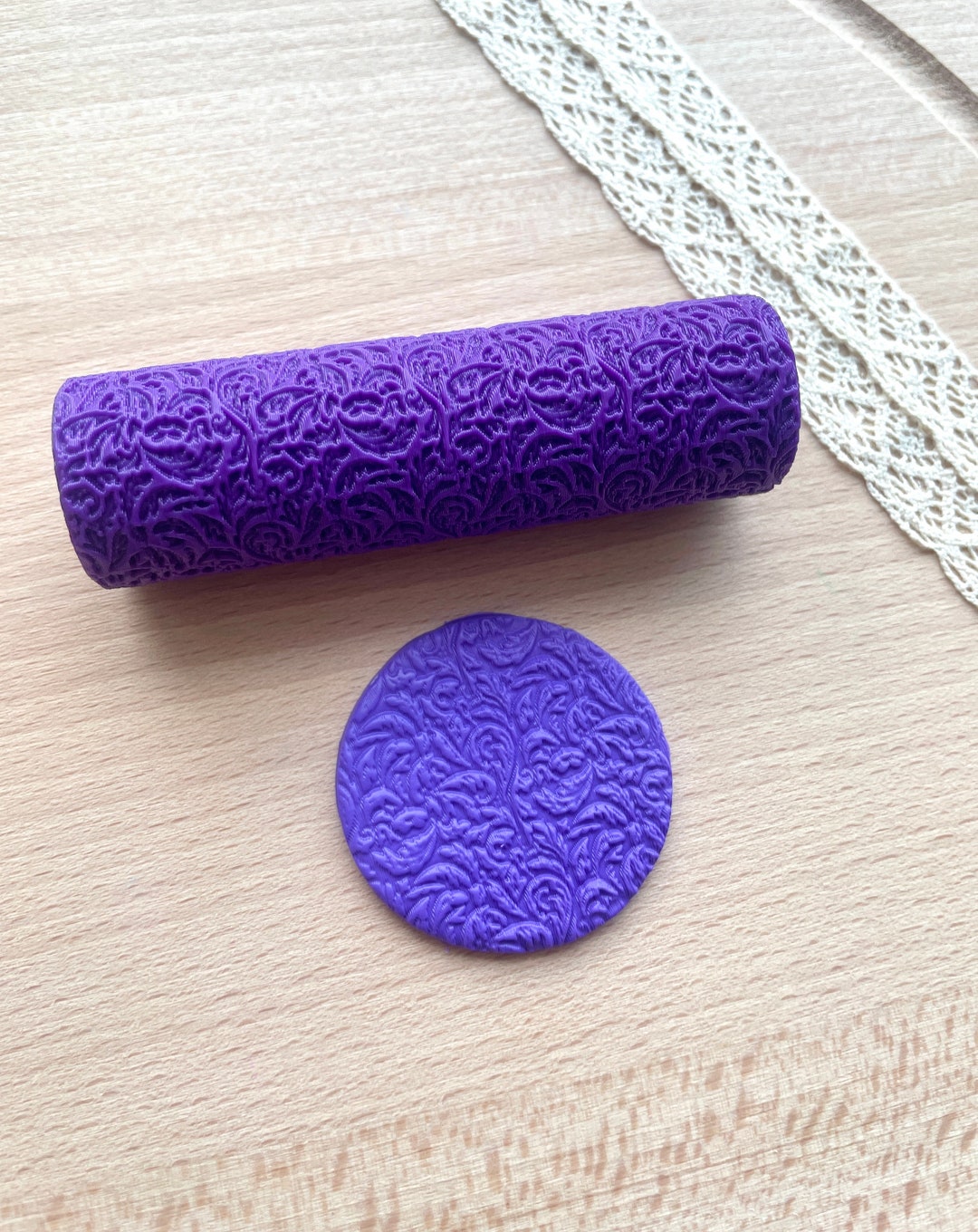 Polymer Clay Texture Roller/ Texture Roller/ Clay Cutters/ Clay Tools ...
