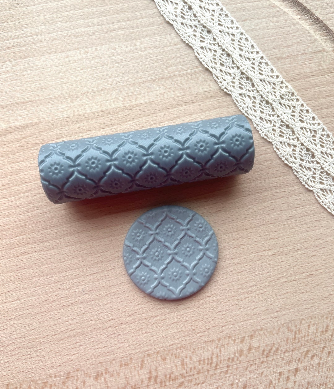 Polymer Clay Texture Roller/ Texture Roller/ Clay Cutters/ Clay Tools ...