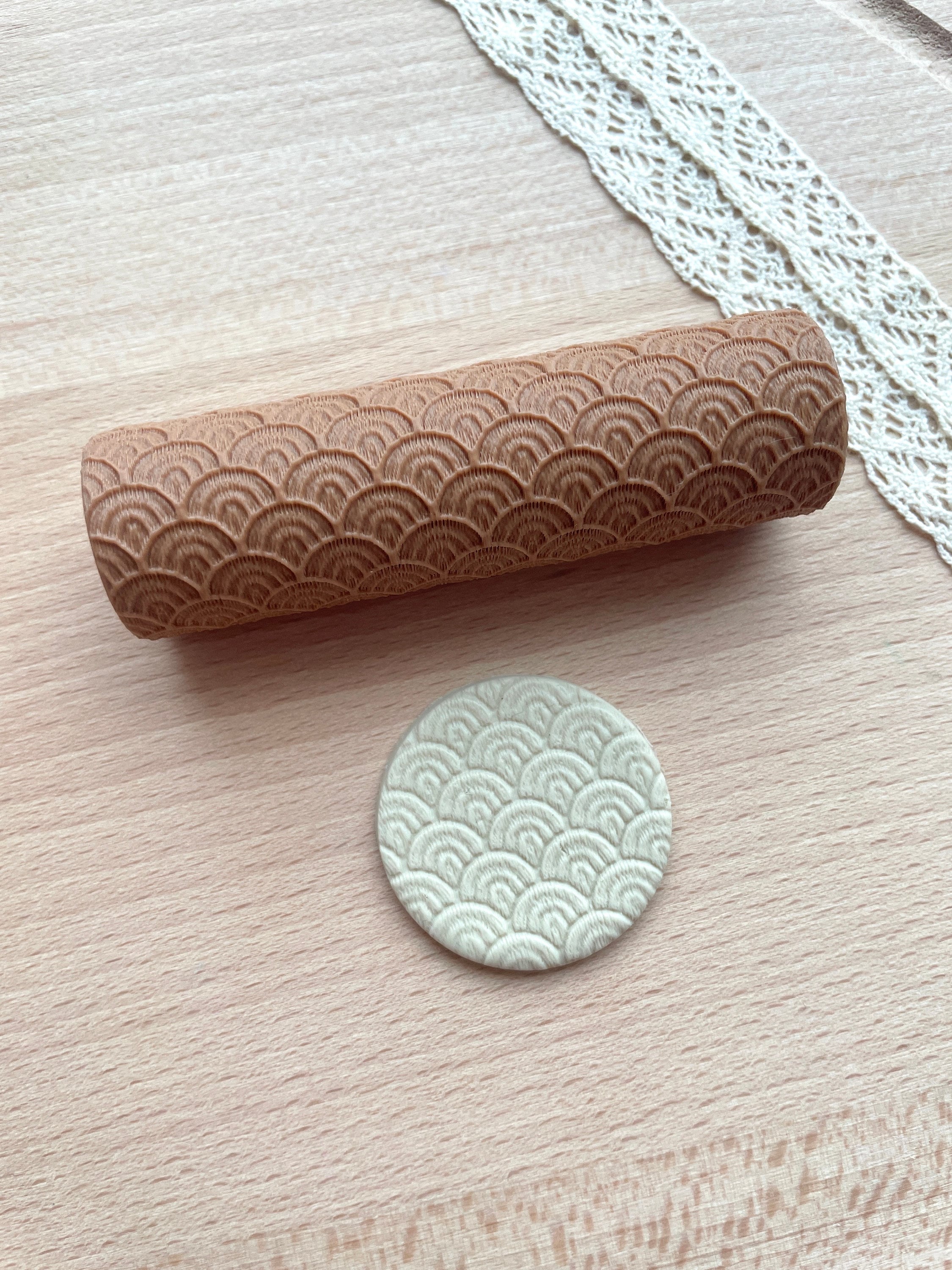 Polymer Clay Texture Roller/ Texture Roller/ Clay Cutters/ Clay Tools ...