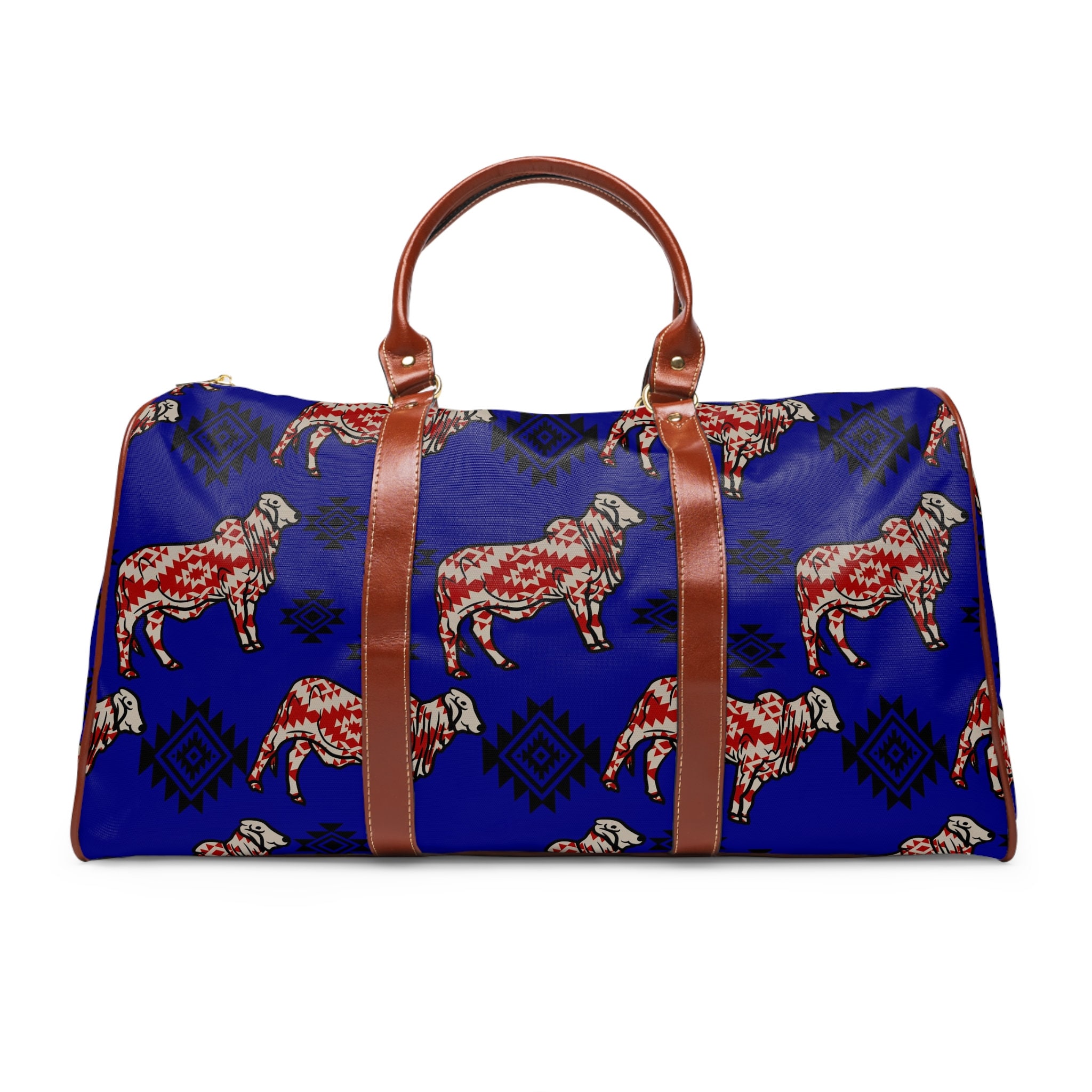 Rusty Bull Duffle Bag. Western Duffle Bag. Western Waterproof - Etsy