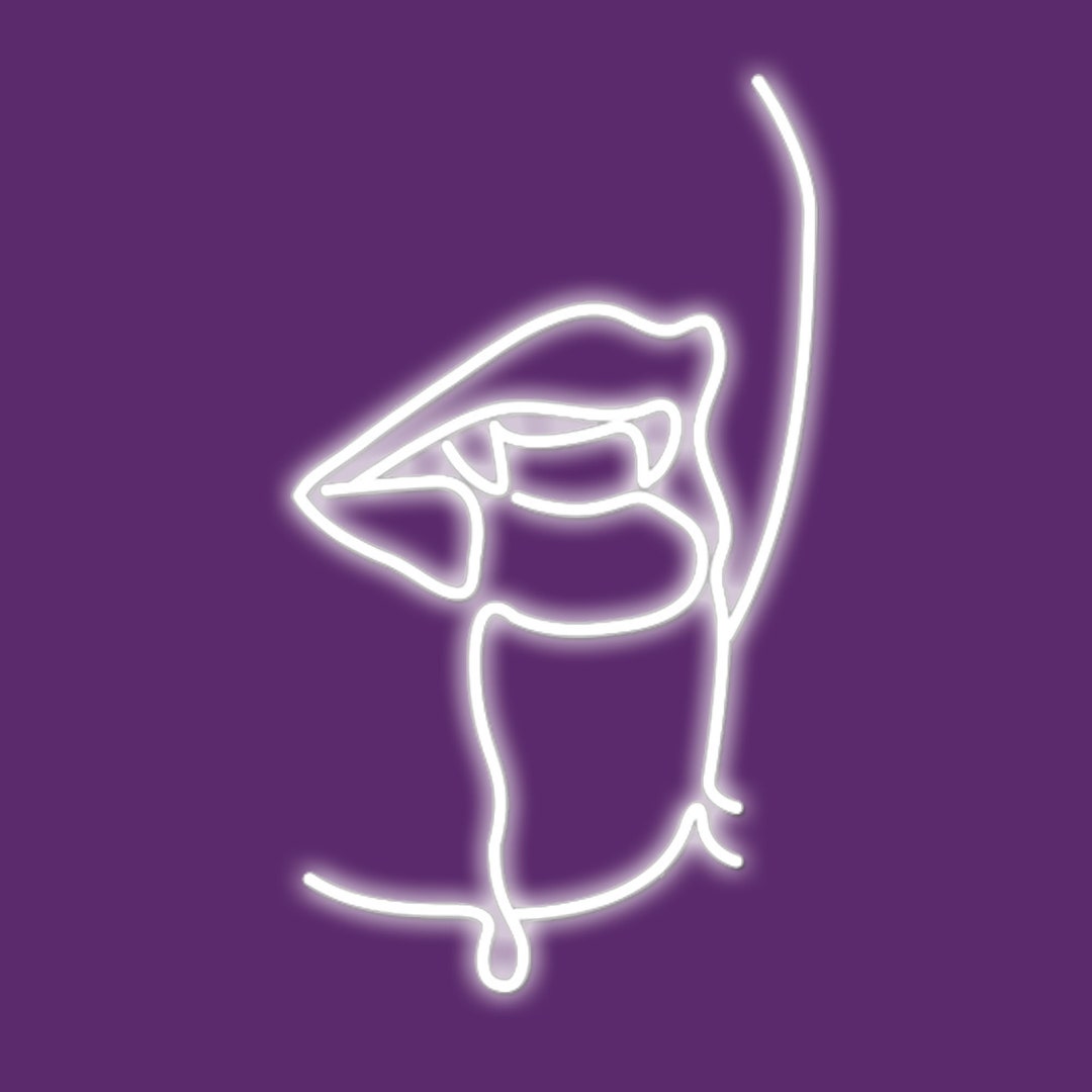 Bloody Vampire LED Neon Sign Gothic Home Decor Wall Art - Etsy