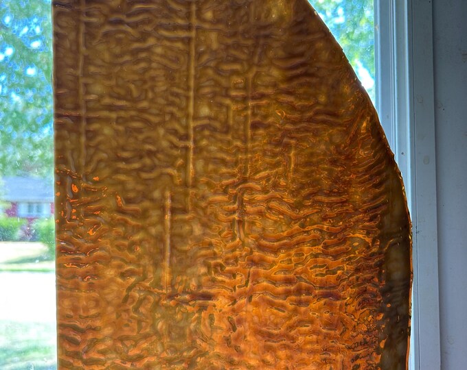 Vintage Chicago Ripple Stained Glass Sheet - Etsy