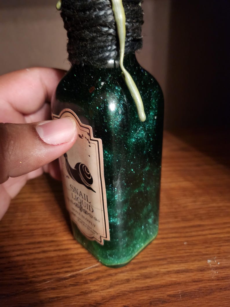 A Potion of Snail Liquid for Decor for Spooky Season or Game Nights - Etsy