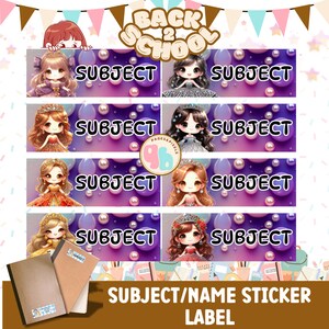 Editable Back to School Labels Personalized Name Labels Instant ...