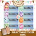 Editable Back to School Labels Personalized Name Labels Instant ...