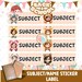 Editable Back to School Labels Personalized Name Labels Instant ...