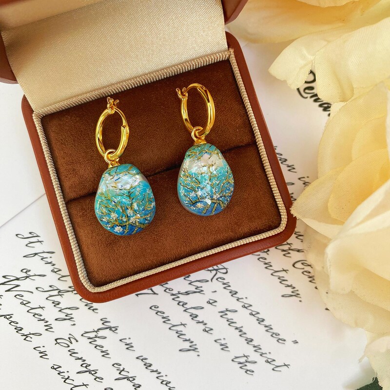 Almond Earrings - Etsy