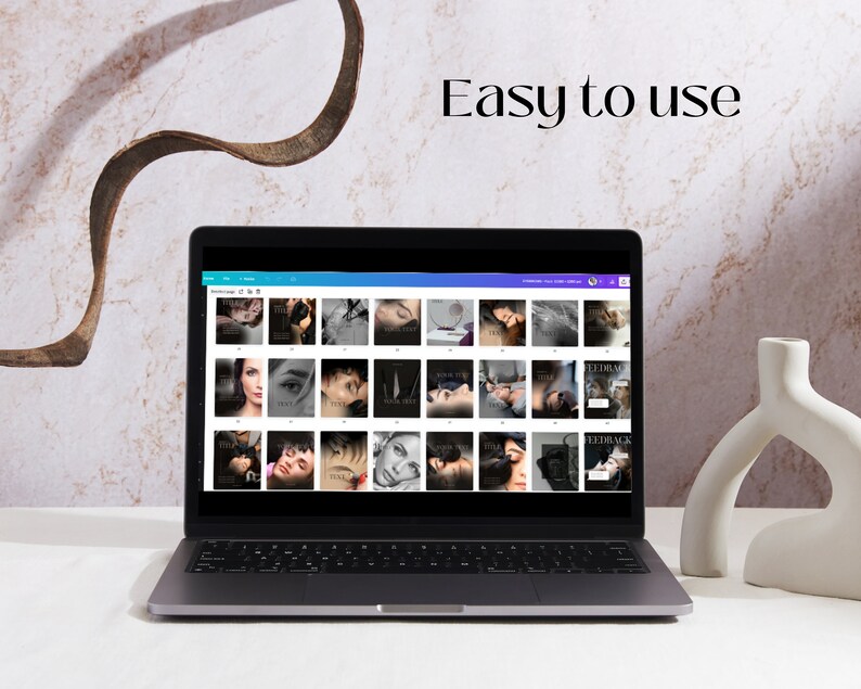 Luxury Aesthetic BROW TECH Instagram Templates Eyebrow Artist Instagram ...