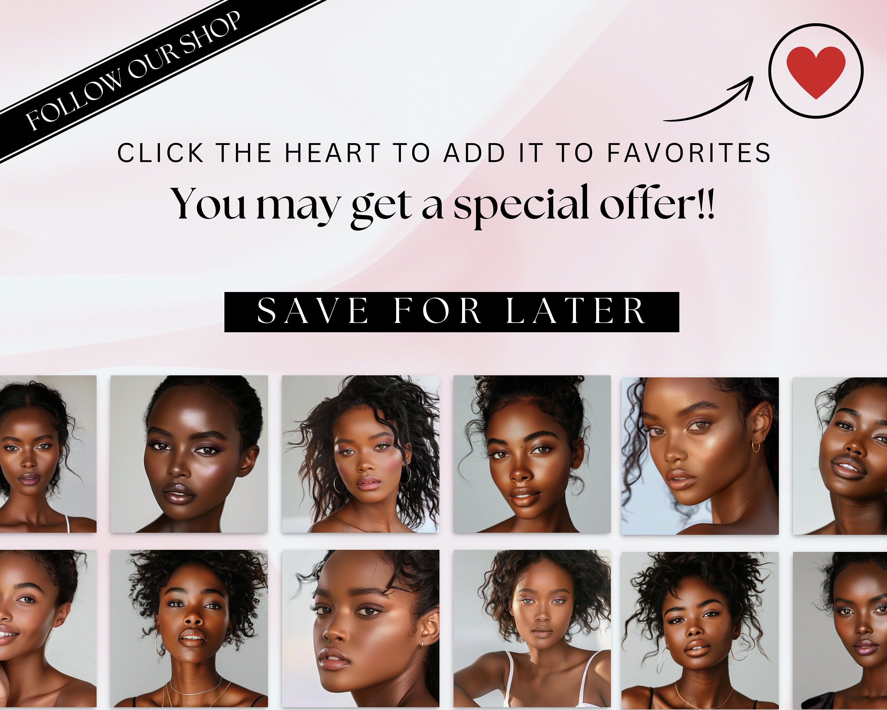 MELANIN Beauty Models 42 High-resolution Ai-generated Stock Photos ...