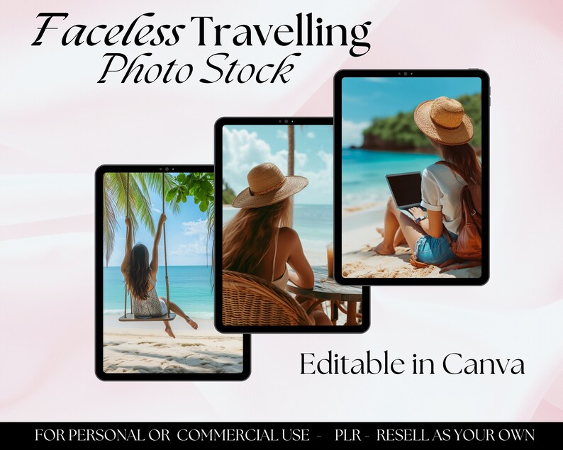 FACELESS Ai-generated Stock Photo Collection -digital Marketer With PLR ...