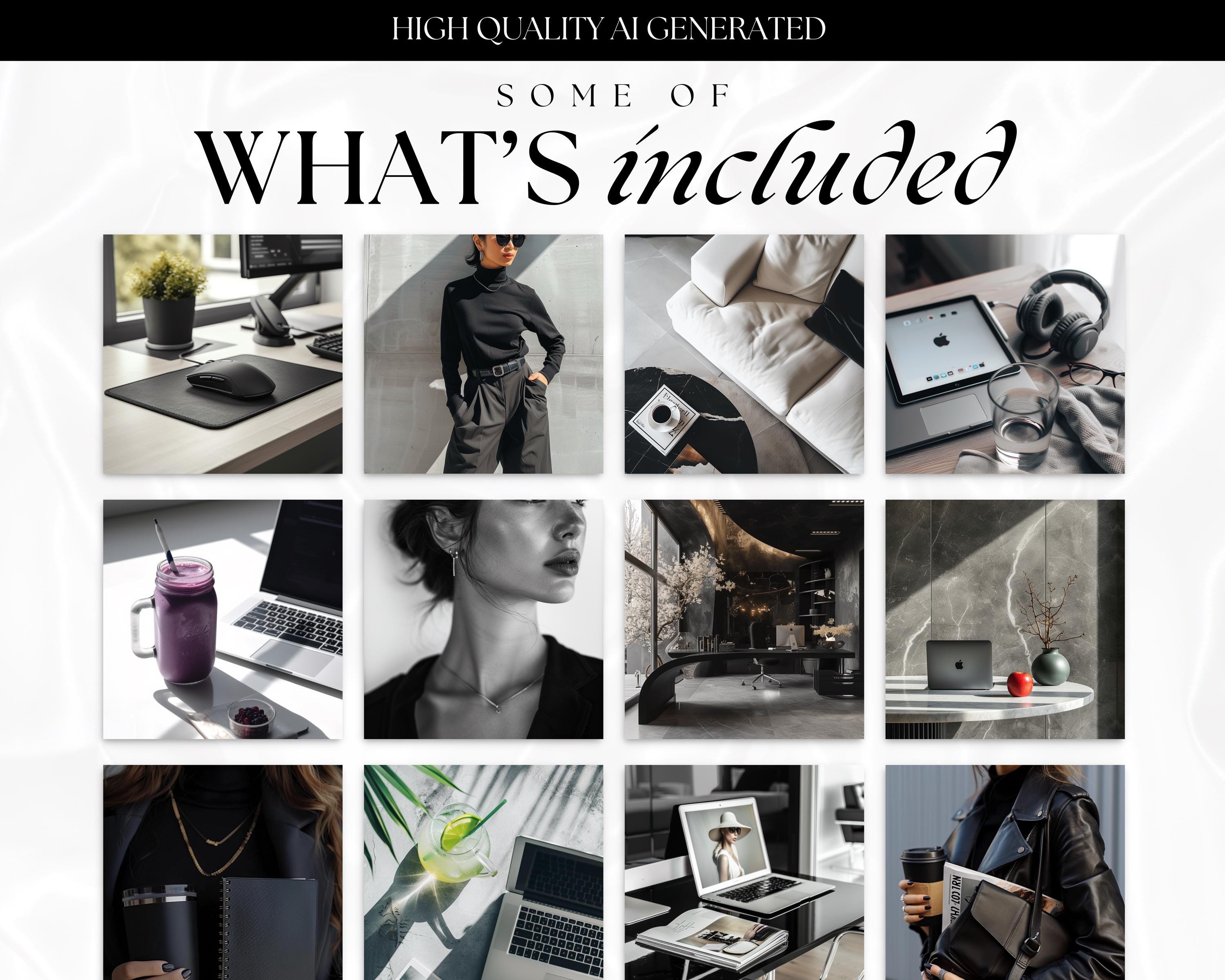 DARK AESTHETIC Photo Stock + BONUS: 50 Instagram Canva Templates ...