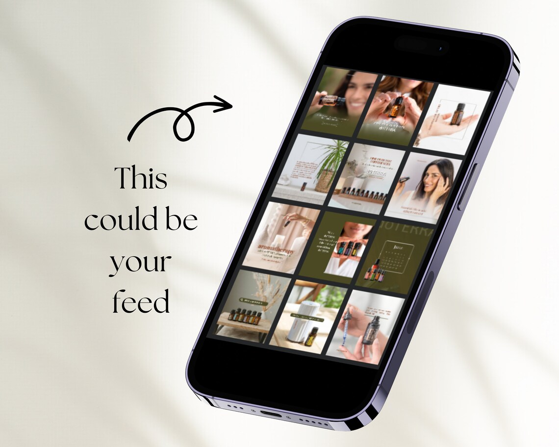 Essential Oil: Doterra Instagram Templates Pack for Wellness Advocates ...