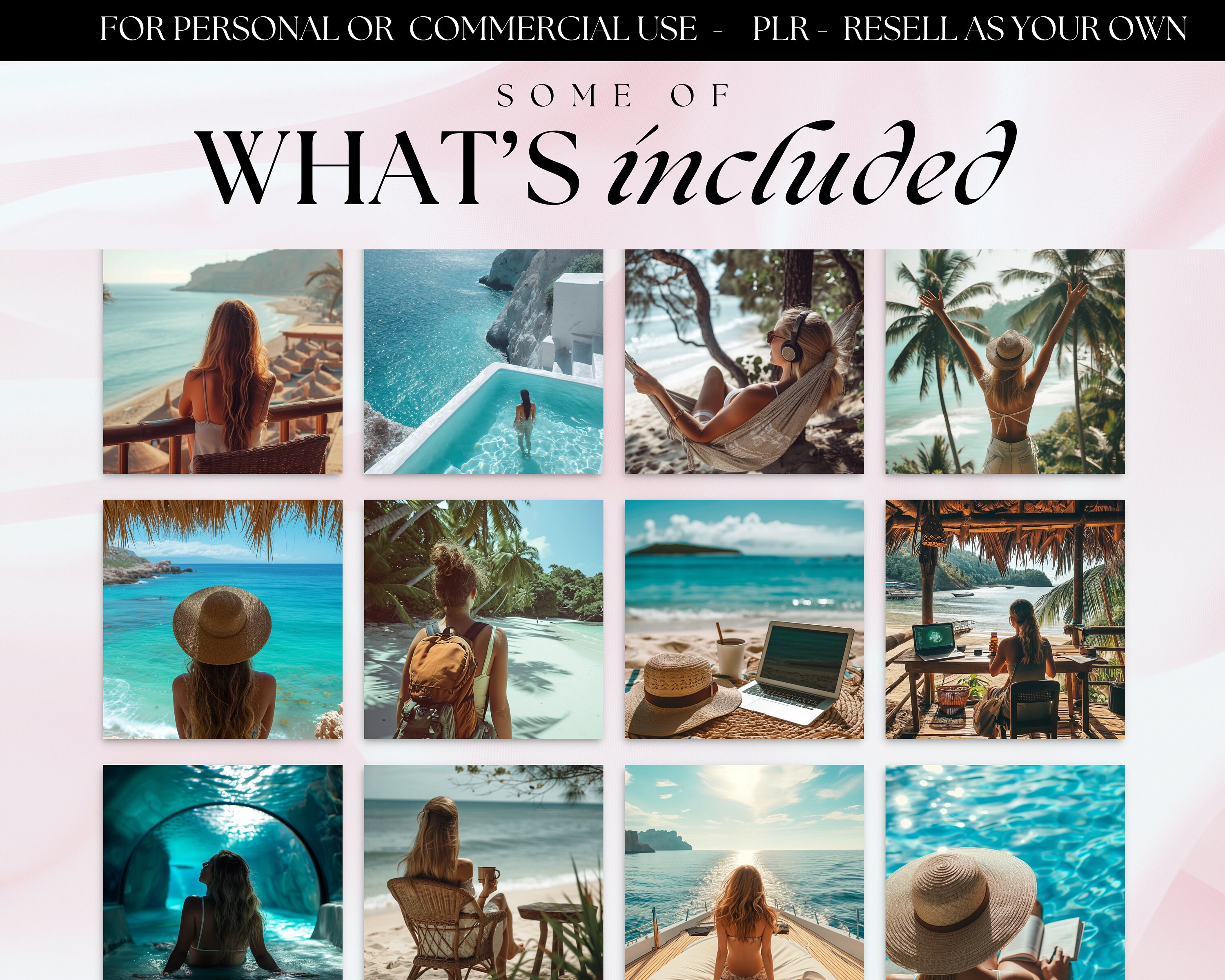 FACELESS Ai-generated Stock Photo Collection -digital Marketer With PLR ...