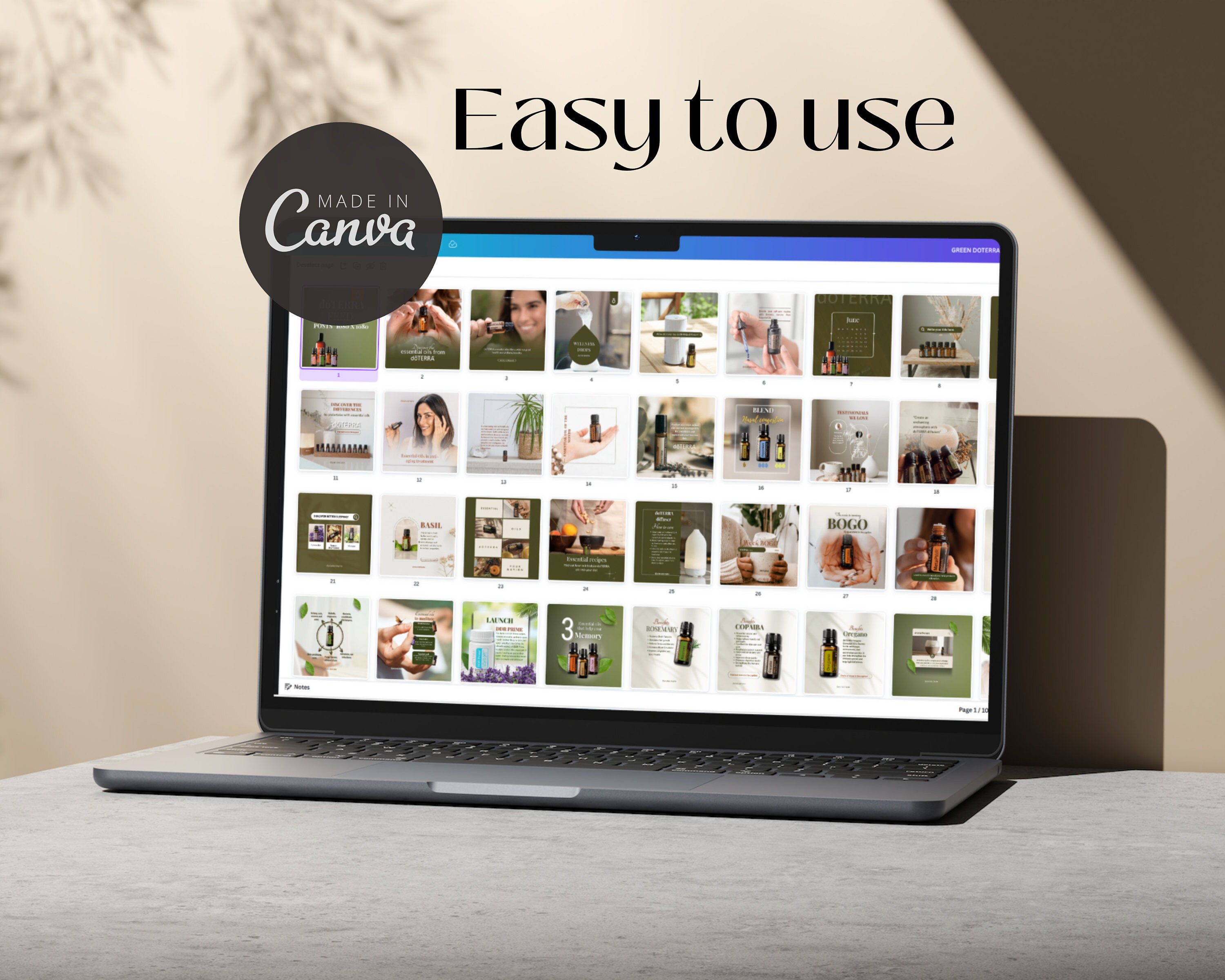 Essential Oil: Doterra Instagram Templates Pack for Wellness Advocates ...