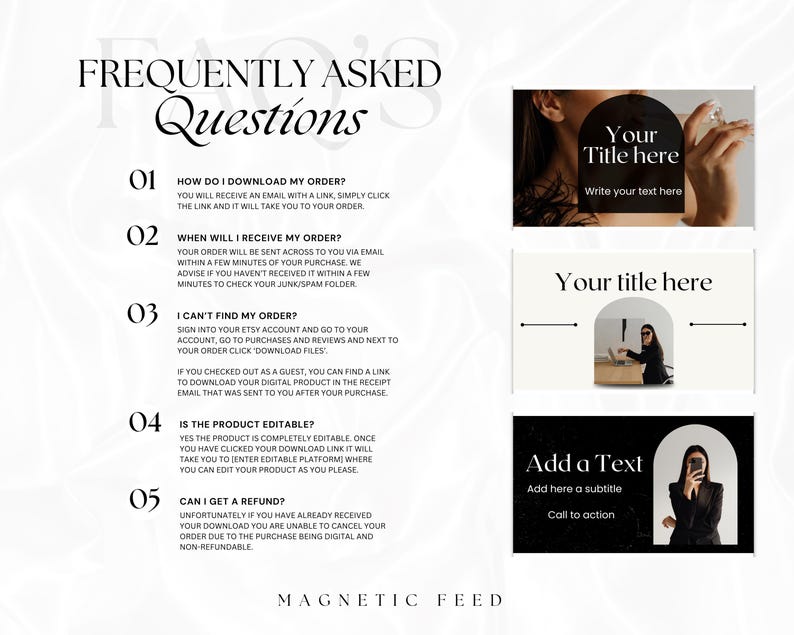 Blog Banner Canva Templates: Sleek Modern Design (digital Download) - Etsy
