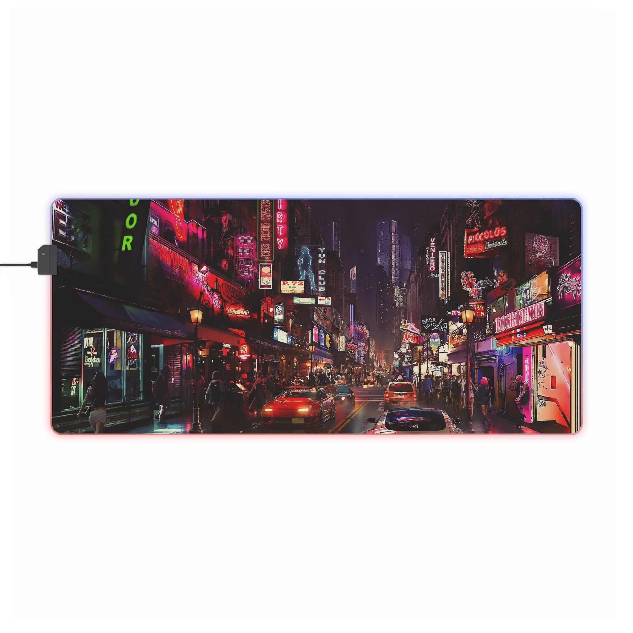 Tokyo City Lights LED Gaming Mouse Pad, LED Gaming Mouse pad sold by ...