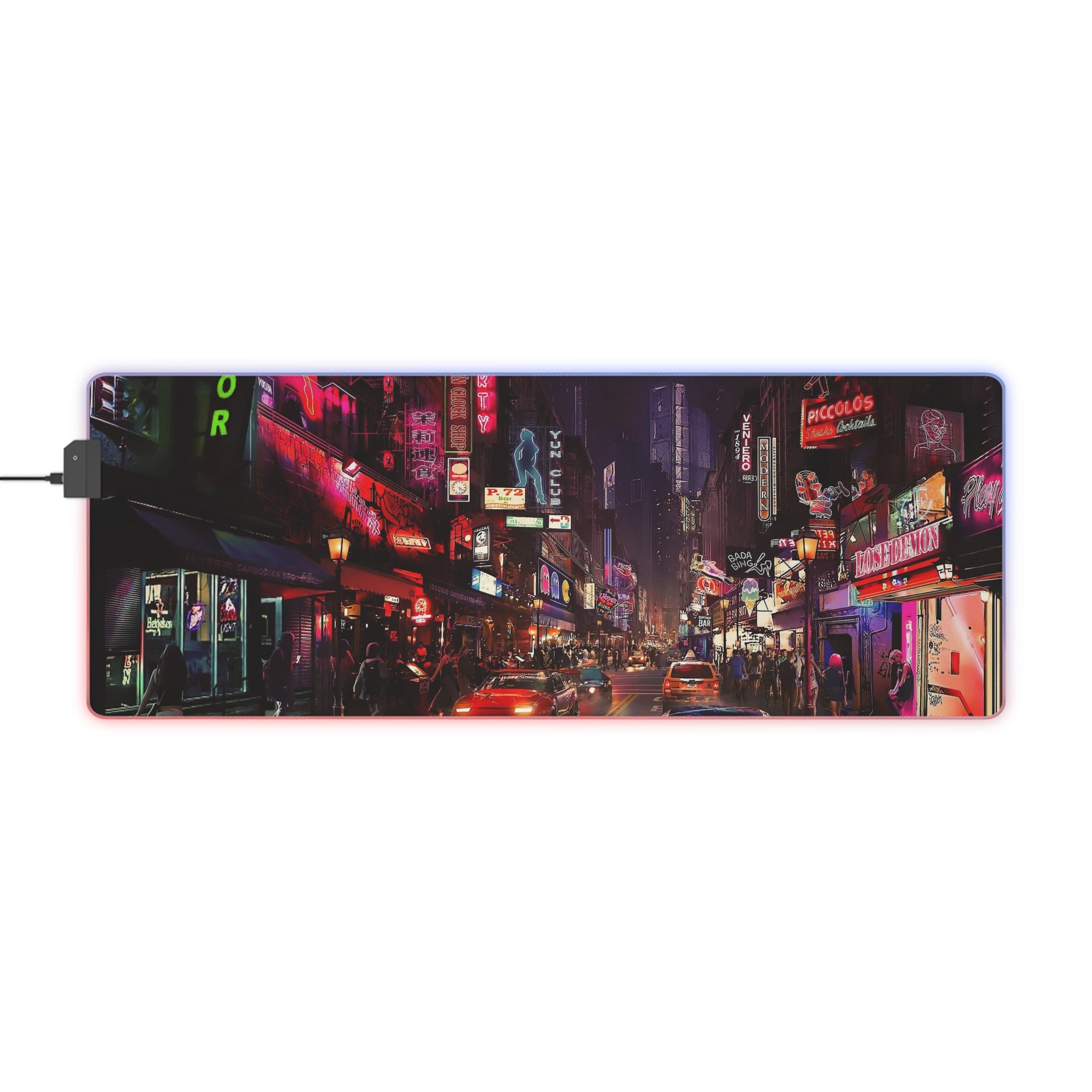 Tokyo City Lights LED Gaming Mouse Pad, LED Gaming Mouse pad sold by ...