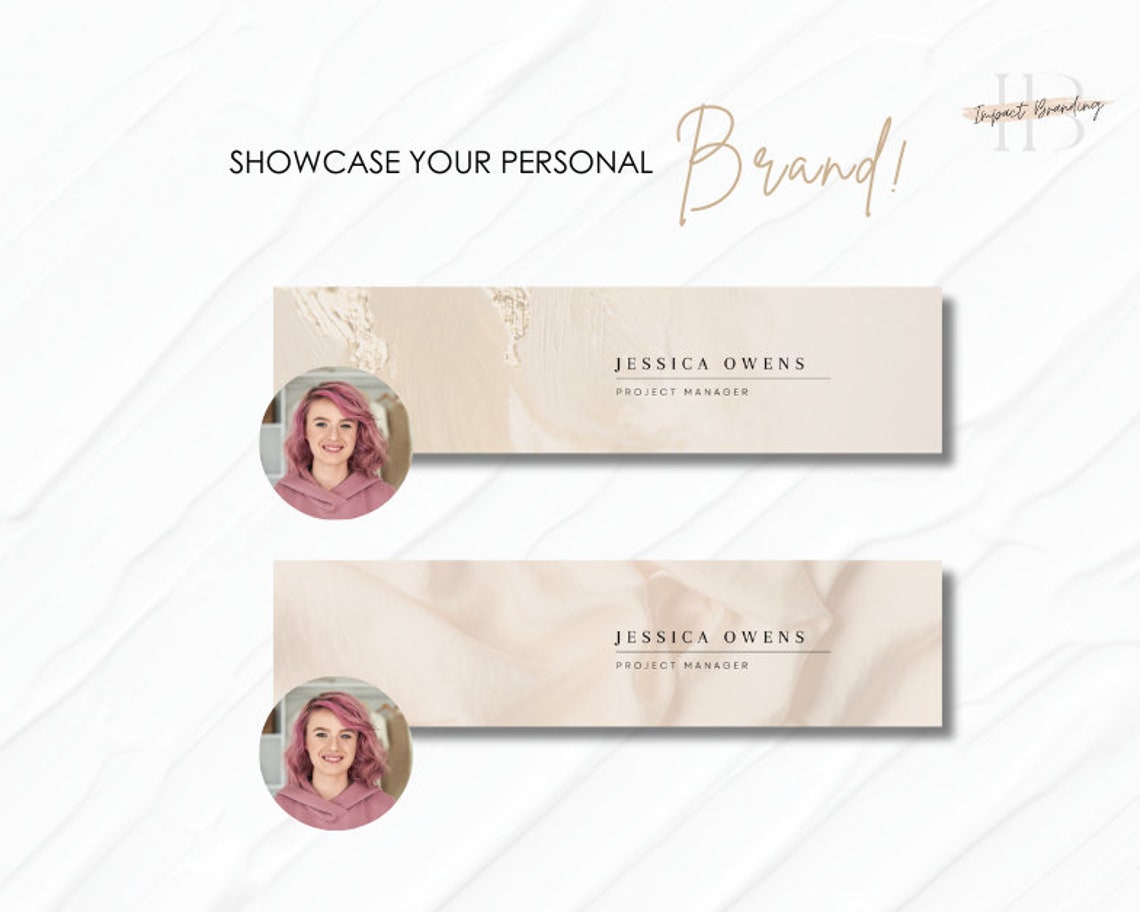 Professional Linkedin Banners | Beige Simple Style | Set of 3 ...