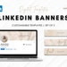 Beige Linkedin Banner Templates | Professional Profile Design (PDF) - Etsy