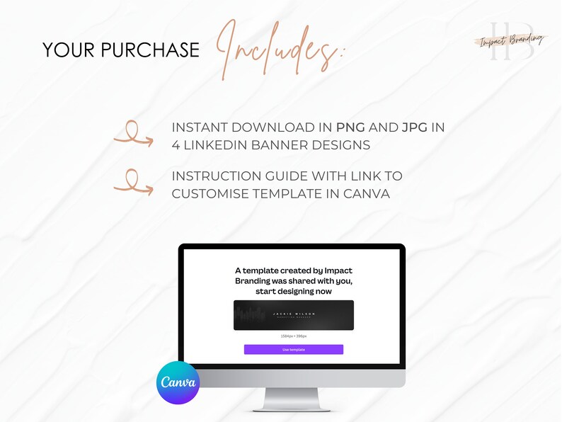 4 Linkedin Banners Instant Download Inspirational Quote - Etsy