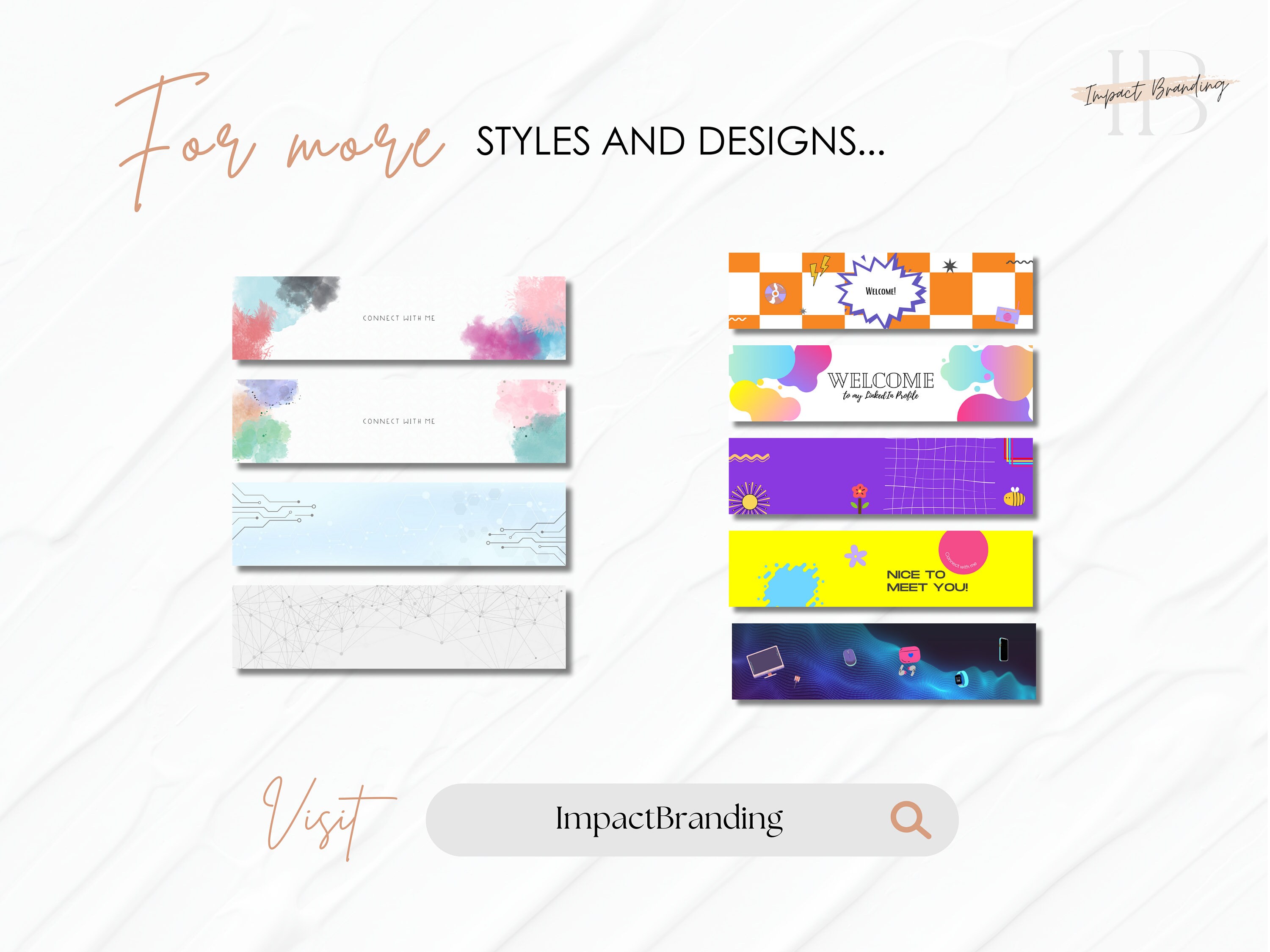 4 Linkedin Banners Instant Download Inspirational Quote - Etsy