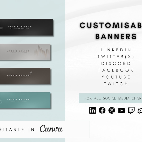 Black Discord Banner - Etsy