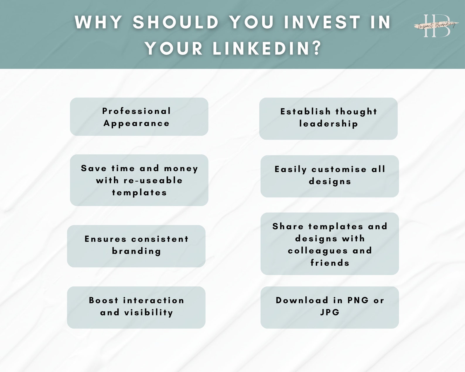 4 Linkedin Professional Banner Templates | Showcase Your Personal Brand ...