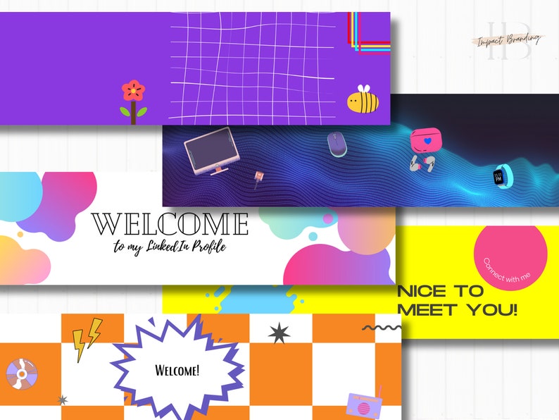 Linkedin Banner Mega Bundle: 25+ Stylish Designs | Linkedin ...