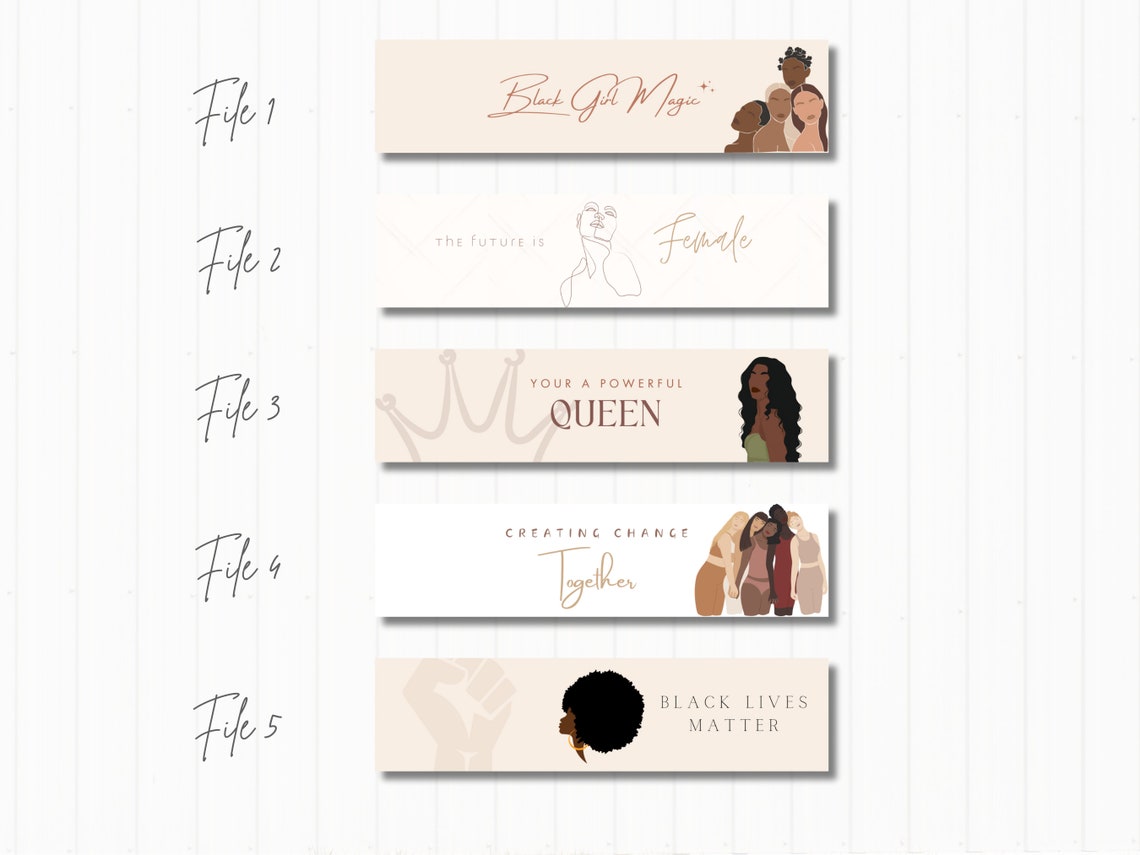 Black Girl Magic Linkedin Banners | Empowering Designs (digital ...