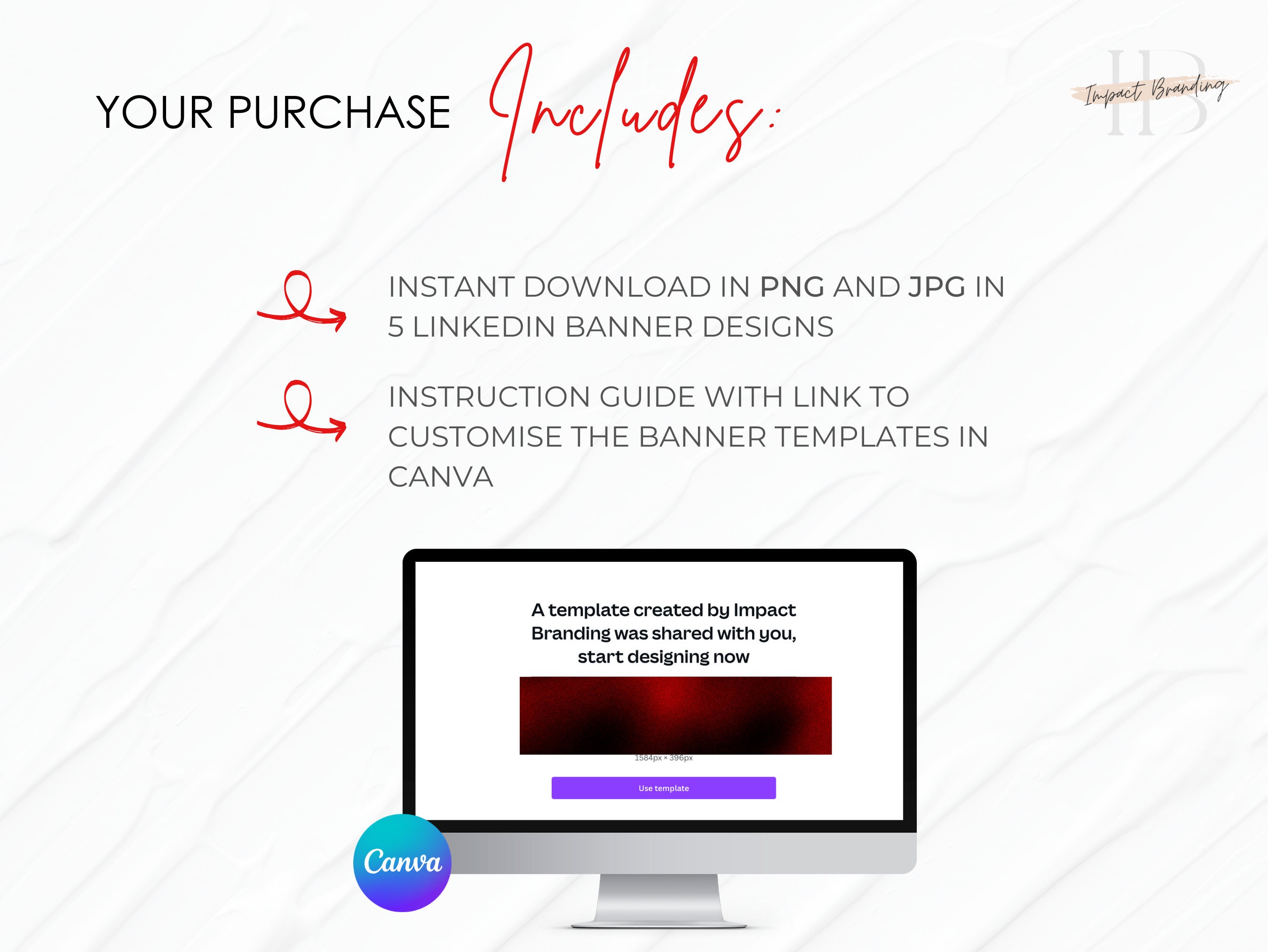 4 Linkedin Banners | Showcase Your Personal Brand | Modern Red ...