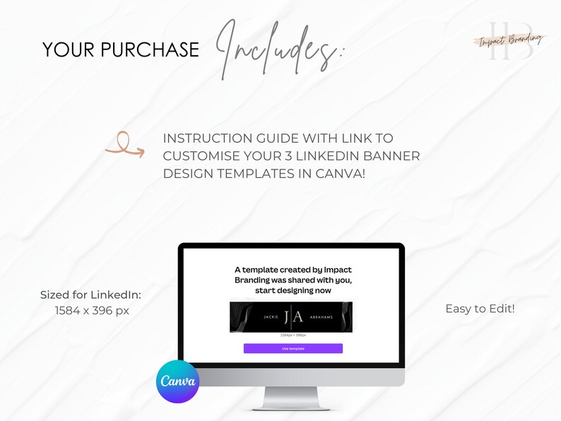 Linkedin Banner Templates | Dark Modern Theme, Name Text (canva ...
