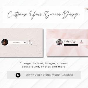 9 Youtube Banner Templates | Pink Modern Banner Style | Youtube ...