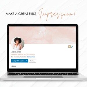 4 Linkedin Banners | Showcase Your Personal Brand | Soft Pink ...