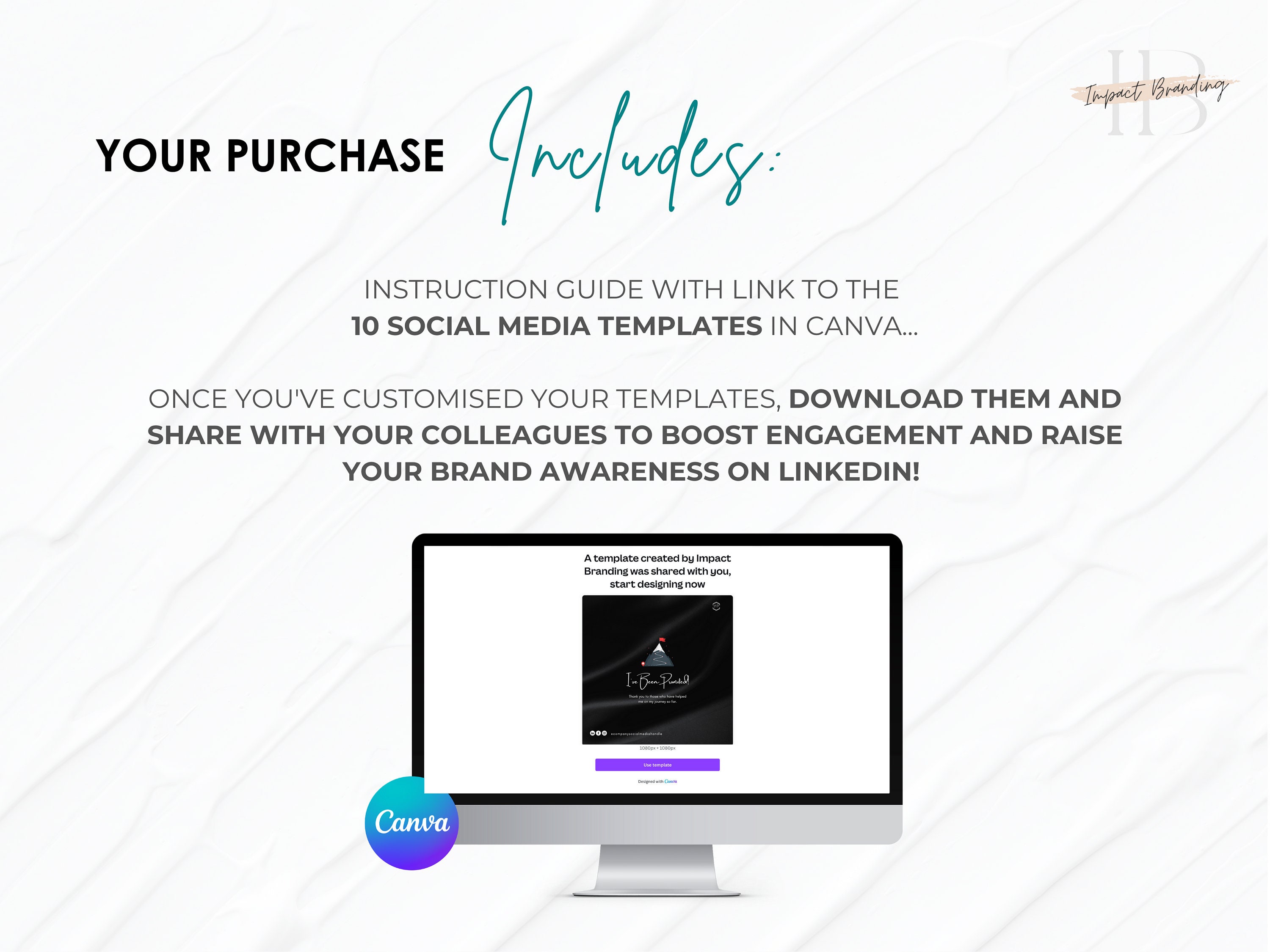 10 Minimal Linkedin Post Templates for All Occasions | Linkedin ...