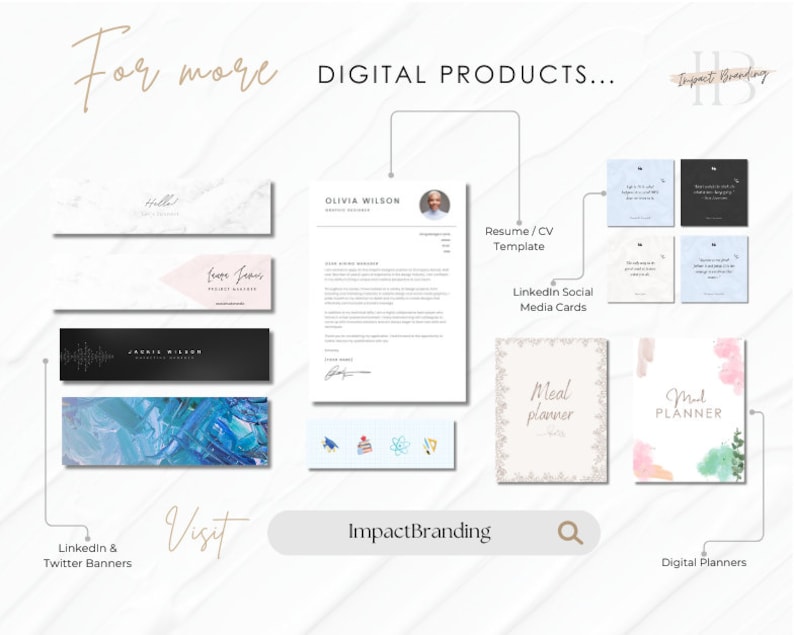 Professional Linkedin Banners | Beige Simple Style | Set of 3 ...