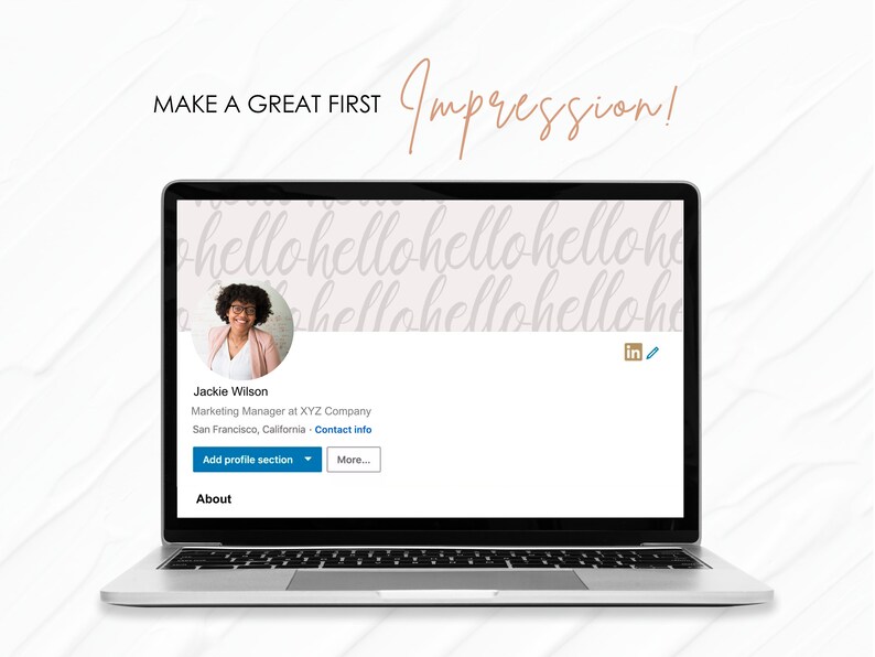 4 Linkedin Banners Instant Download Inspirational Quote - Etsy