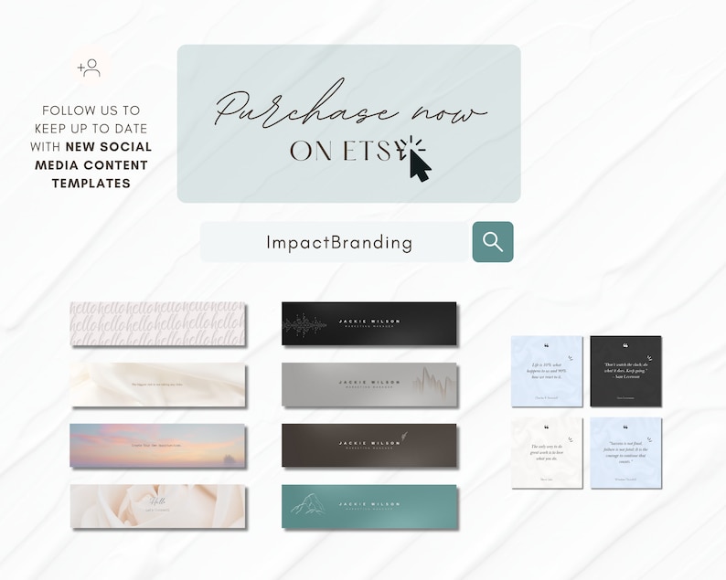 4 Linkedin Professional Banner Templates | Showcase Your Personal Brand ...