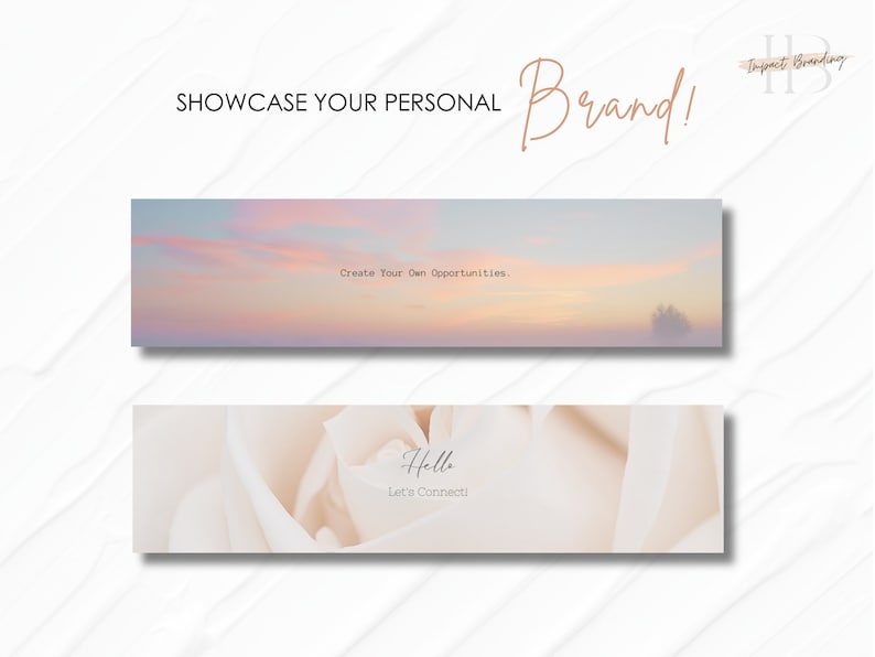 4 Linkedin Banners Instant Download Inspirational Quote - Etsy