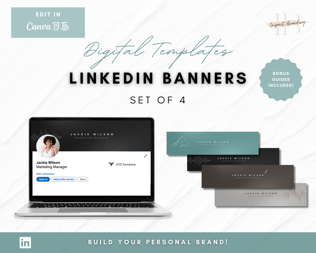 Minimalist Linkedin Banner Templates | Canva Linkedin Background ...