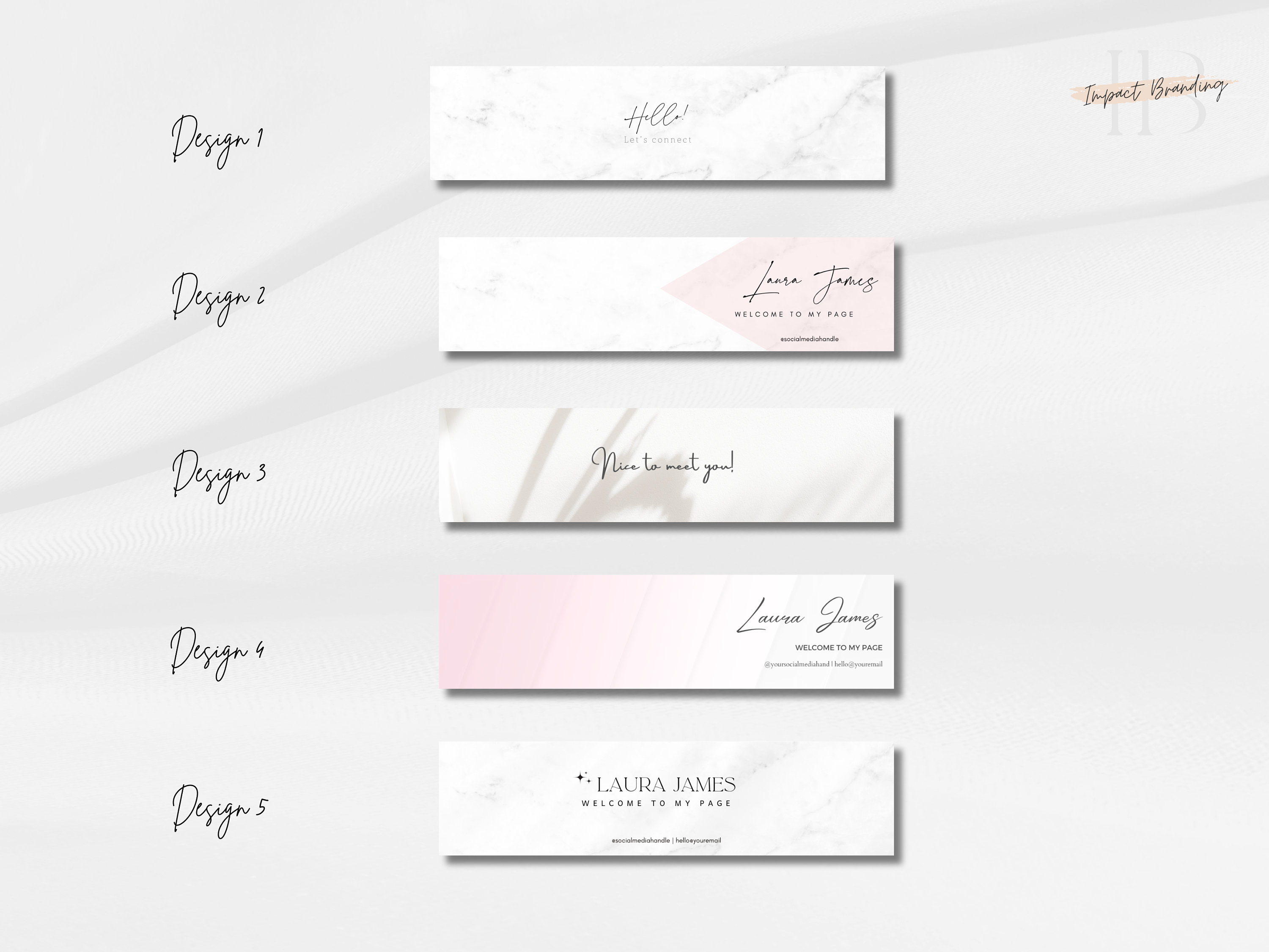 Customisable Banners for ALL Social Media Platforms Banner Template ...