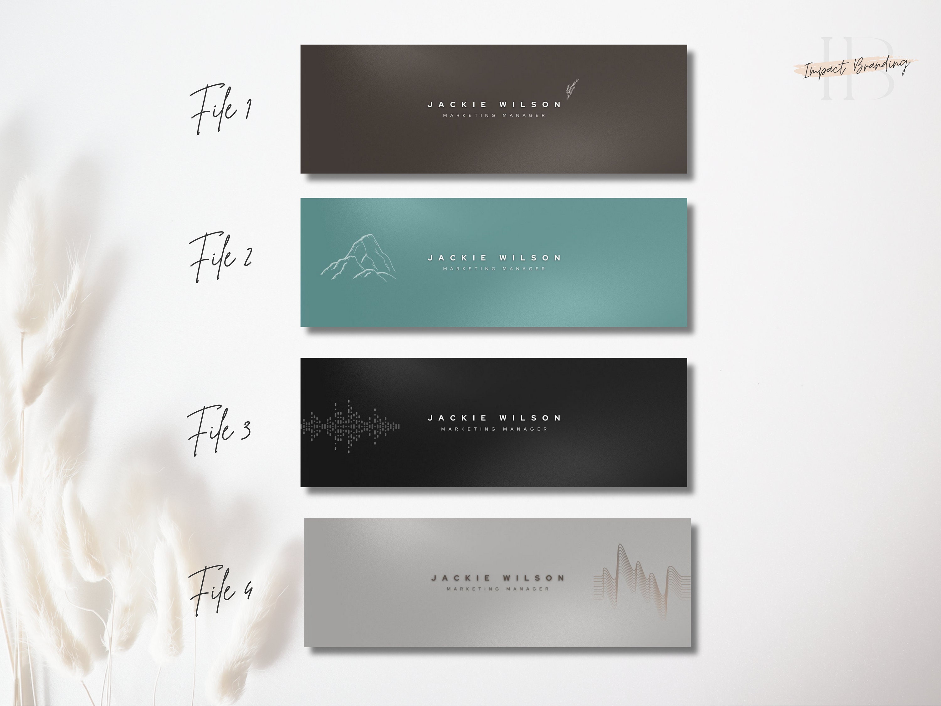 4 Twitter Banner Headers Minimal Banners Twitter Profile - Etsy